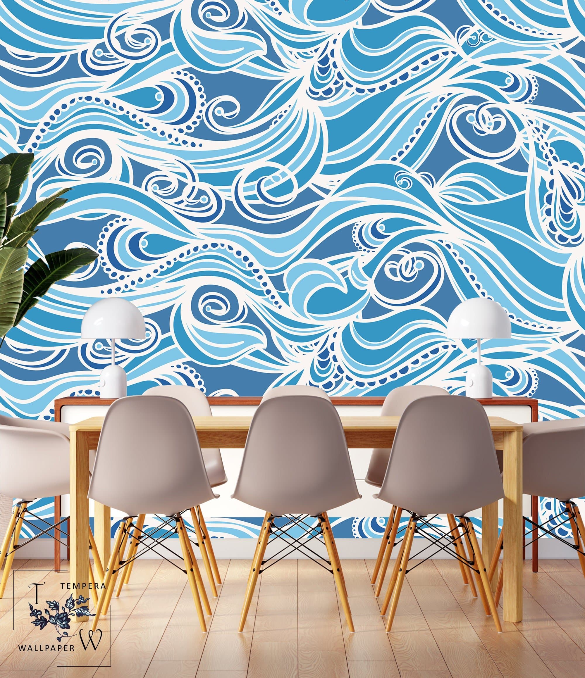 Abstract Waves Wallpaper, Waves Wallpaper, Blue Waves Wallpaper ...